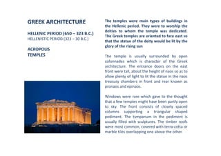 Greek architecture | PDF