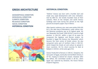 Greek architecture | PDF