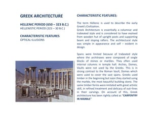 Greek architecture | PDF