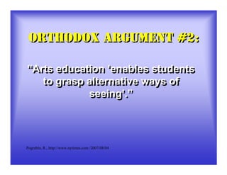 Microsoft power point in defense of art educa | PDF