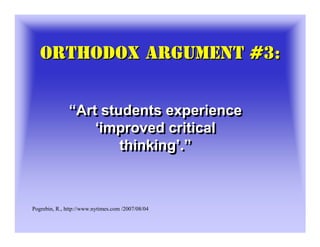 Microsoft power point in defense of art educa | PDF