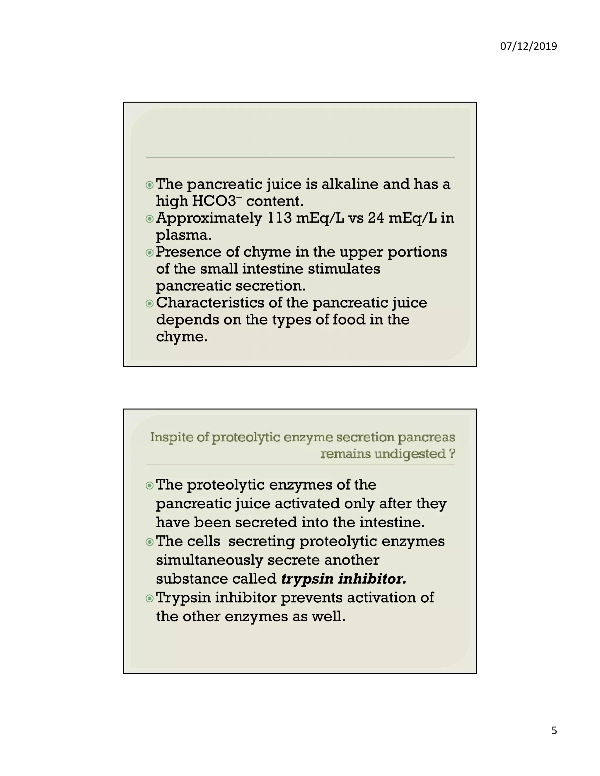 Microsoft power point intestinal & biliary secretion | PDF