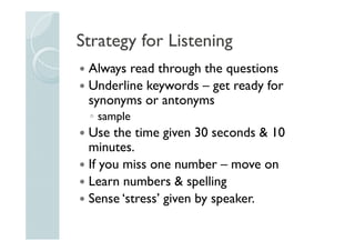 Strategies for IELTS | PDF