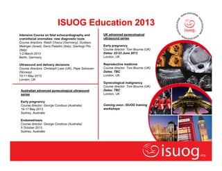 ISUOG Official Presentation | PDF