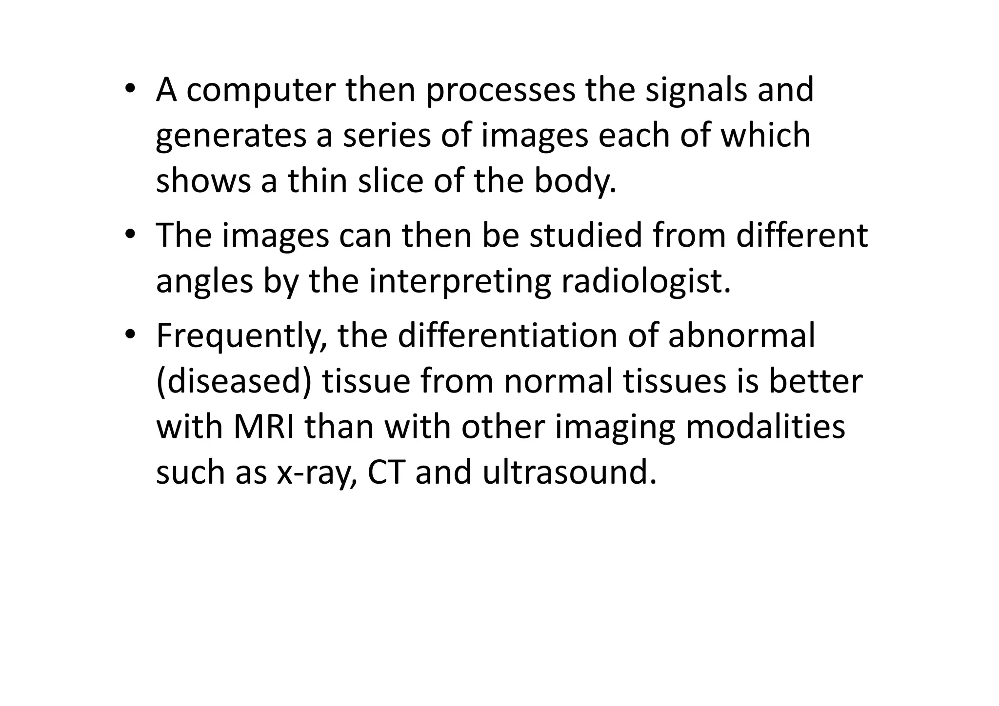 Basics of MRI | PDF