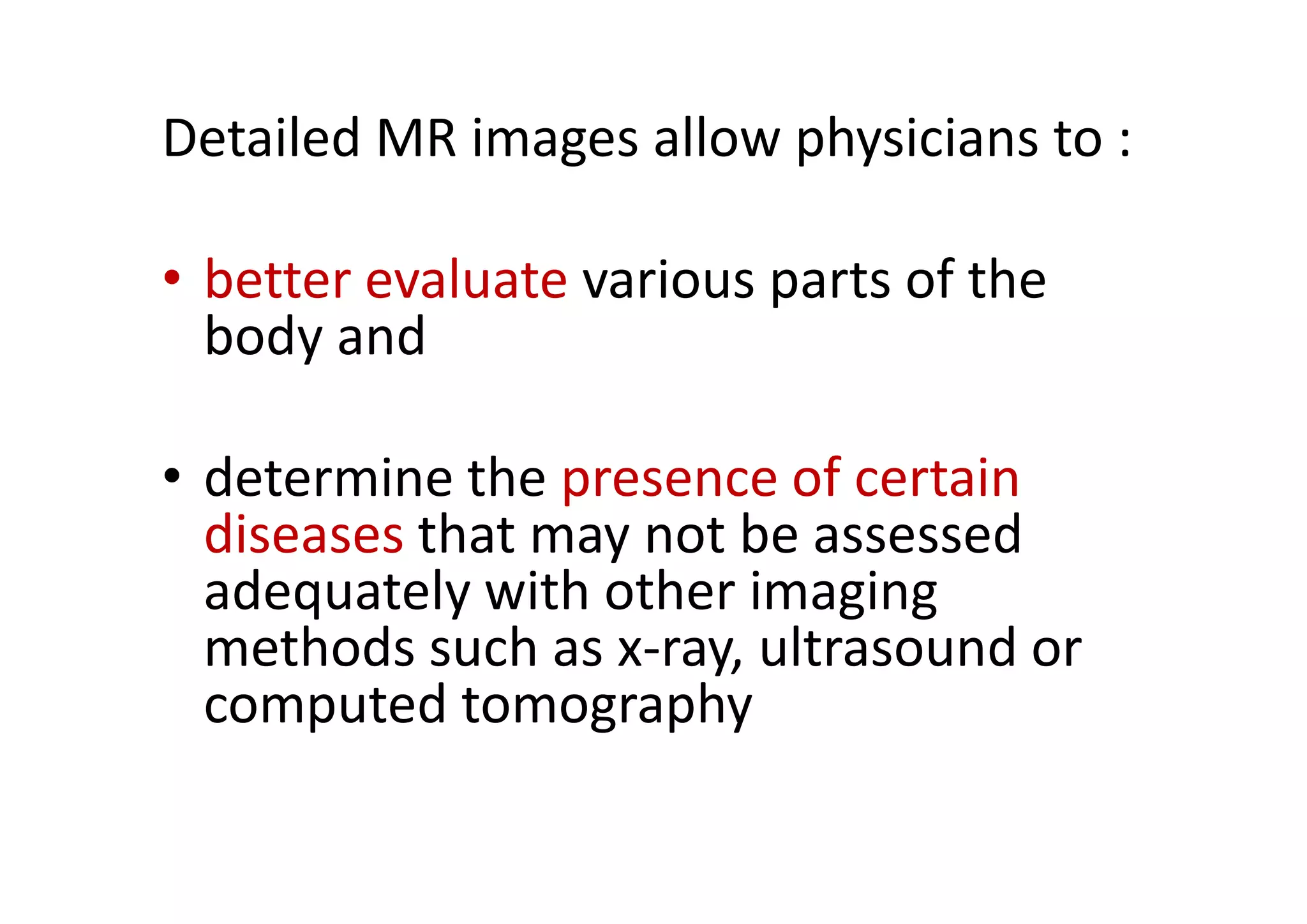 Basics of MRI | PDF