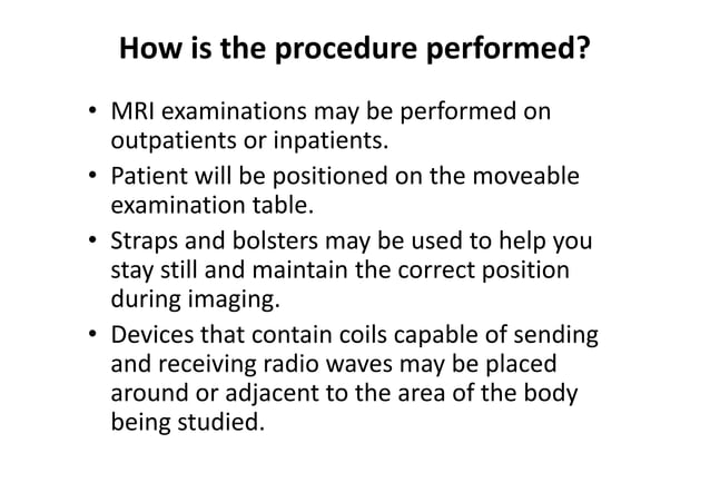 Basics of MRI | PDF