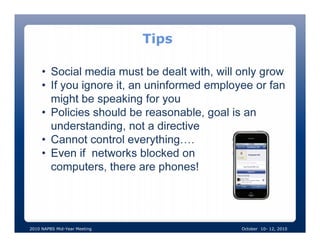 Navigating Social Media Risks: Facebook, Twitter & LinkedIn, Oh My! | PDF