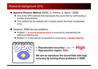 Robust Sound Field Reproduction against Listener’s Movement Utilizing Image Sensor | PPT
