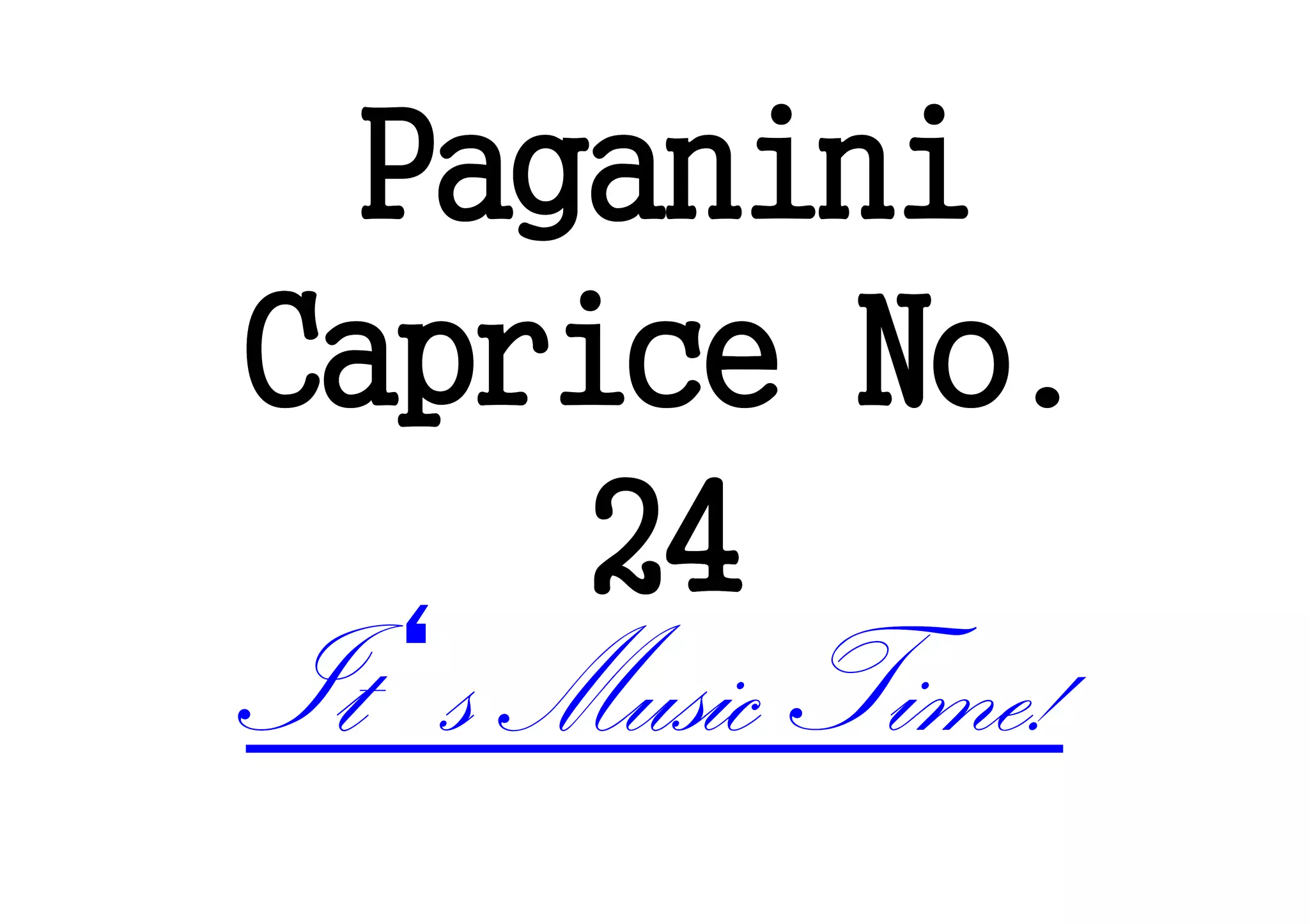 Microsoft power point paganini-violin | PPT