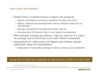 Prestea PEA Results | PDF | Commodities | Economy