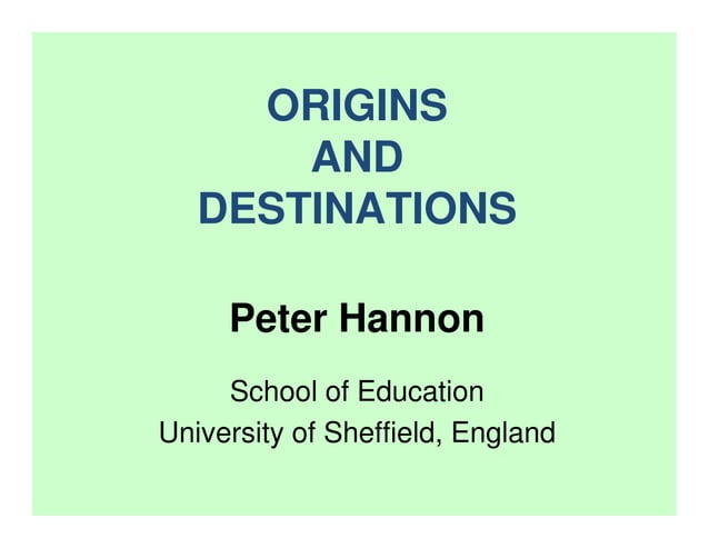 REAL Conference May 2011 - Presentation by Peter Hannon | PPT