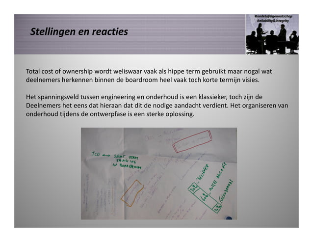 Rondetafel Maintenance En Engineering | PDF | Mechanical and Industrial ...