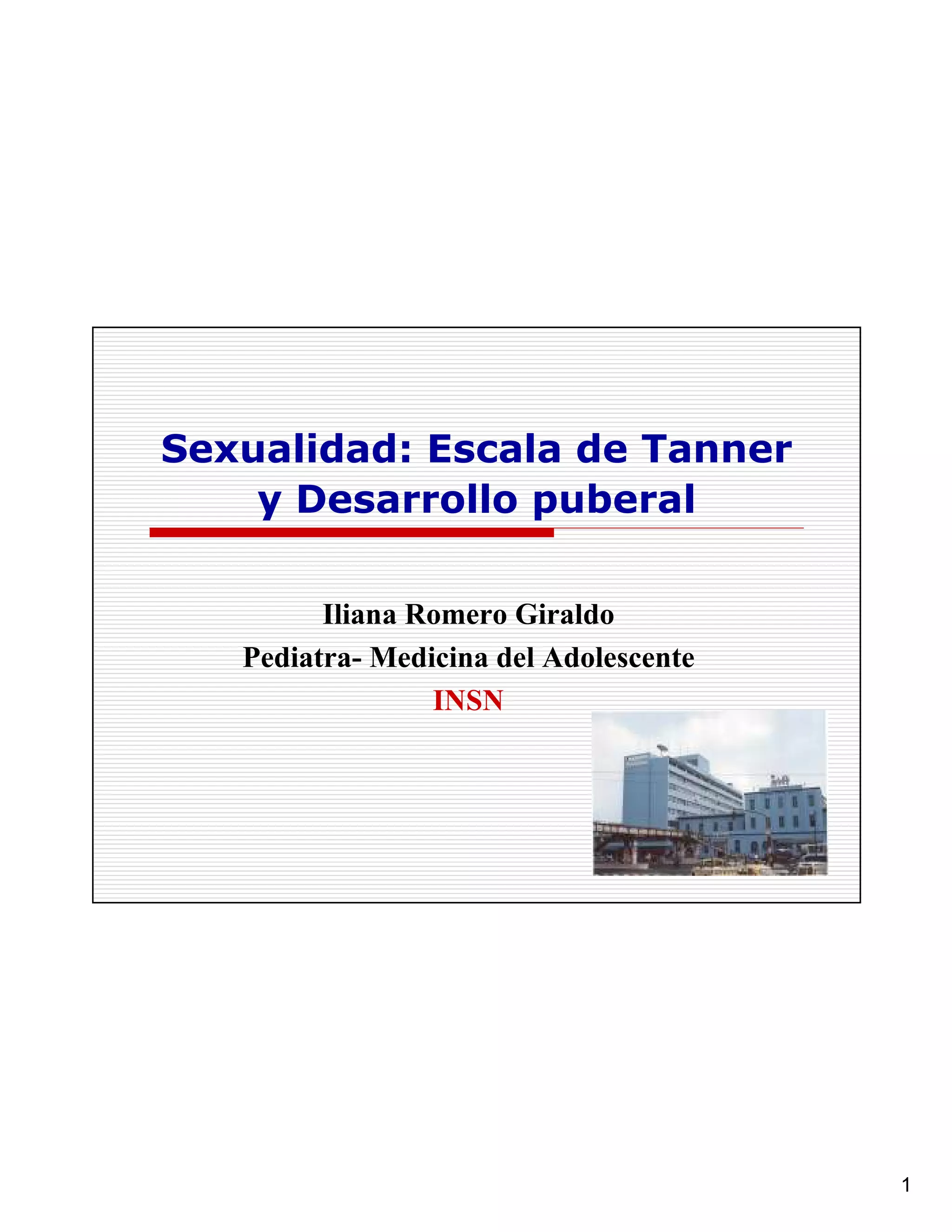 Microsoft Power Point Sexualidad En Adolescente Escala Tanner | PDF
