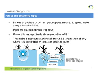 Advancement Of irrigation engineering in India | PDF
