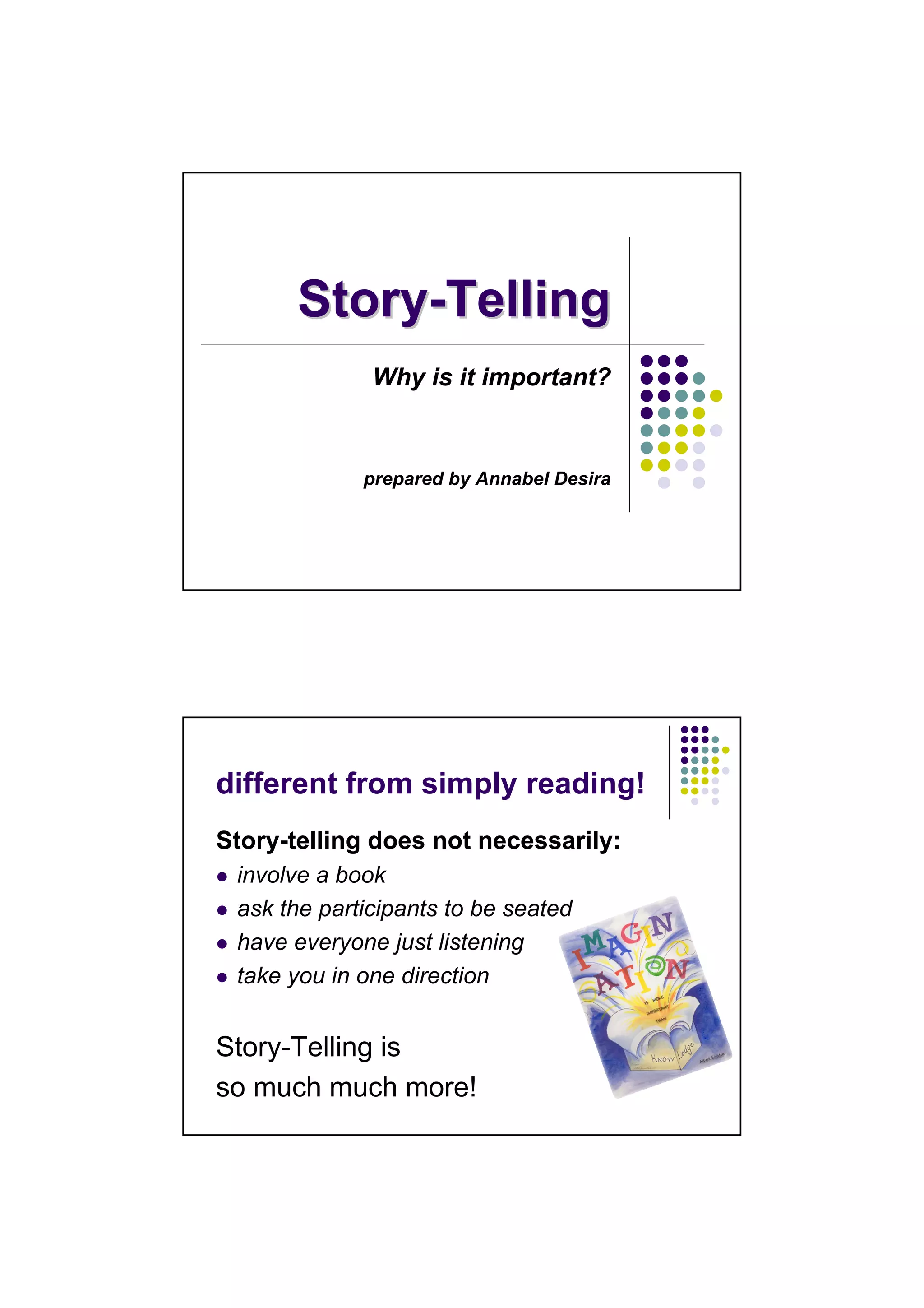 Microsoft power point story-telling-presentation | PDF