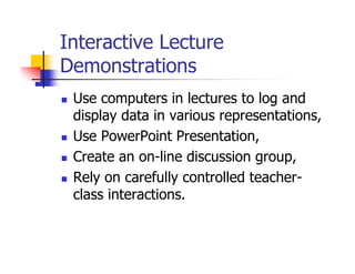 Microsoft power point strategies for effective learning in physics | PDF