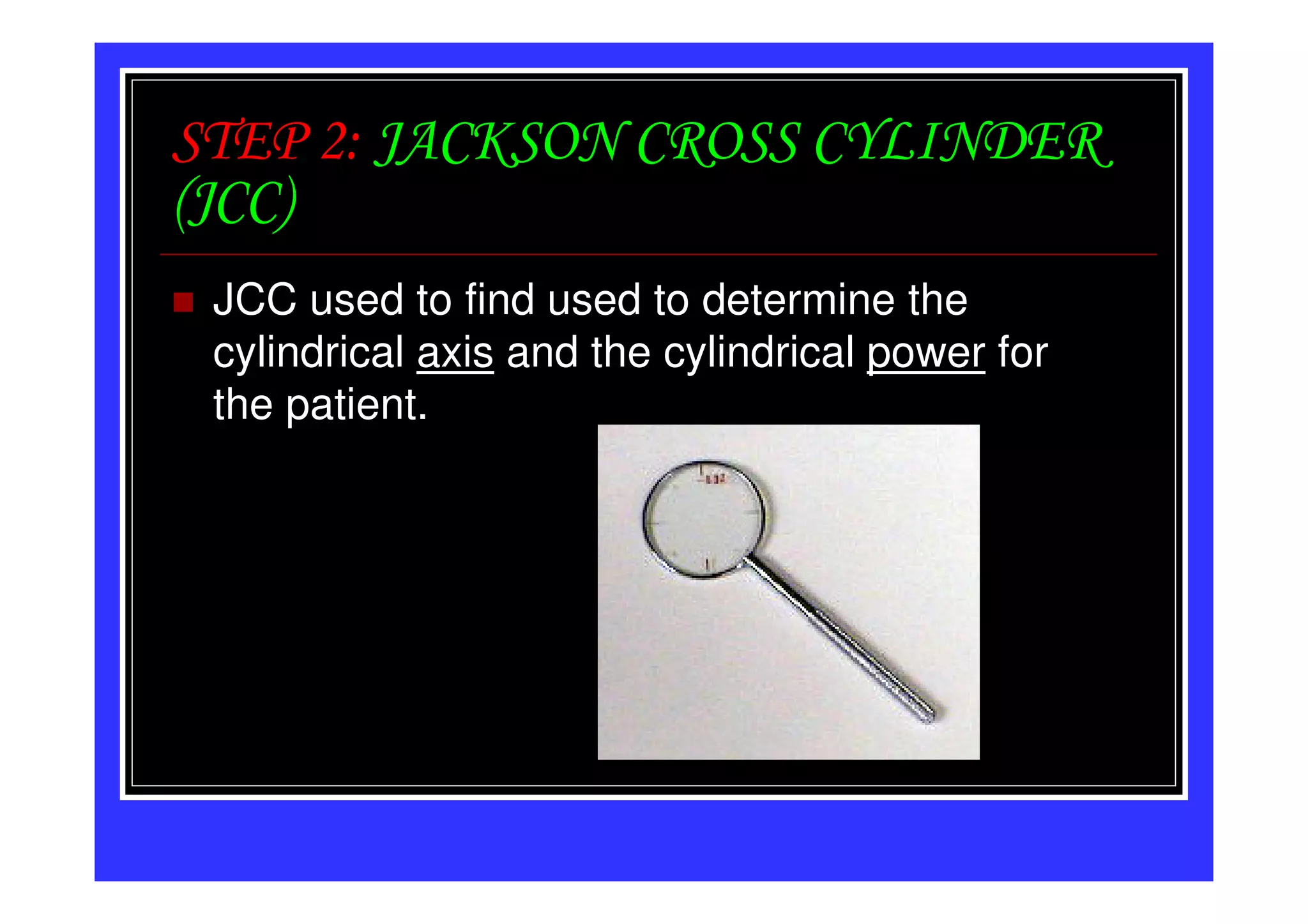 subjective refraction | PDF