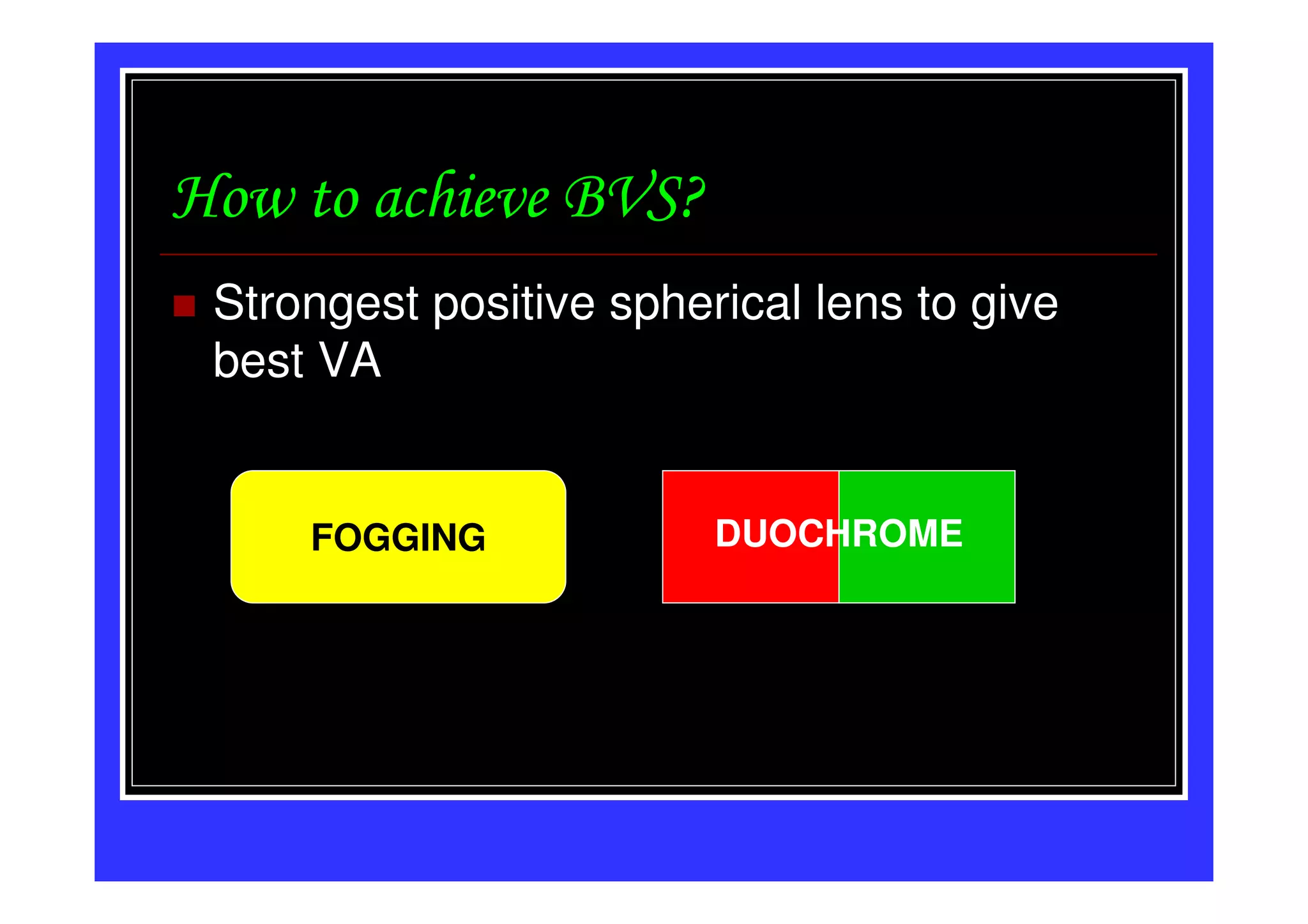 subjective refraction | PDF