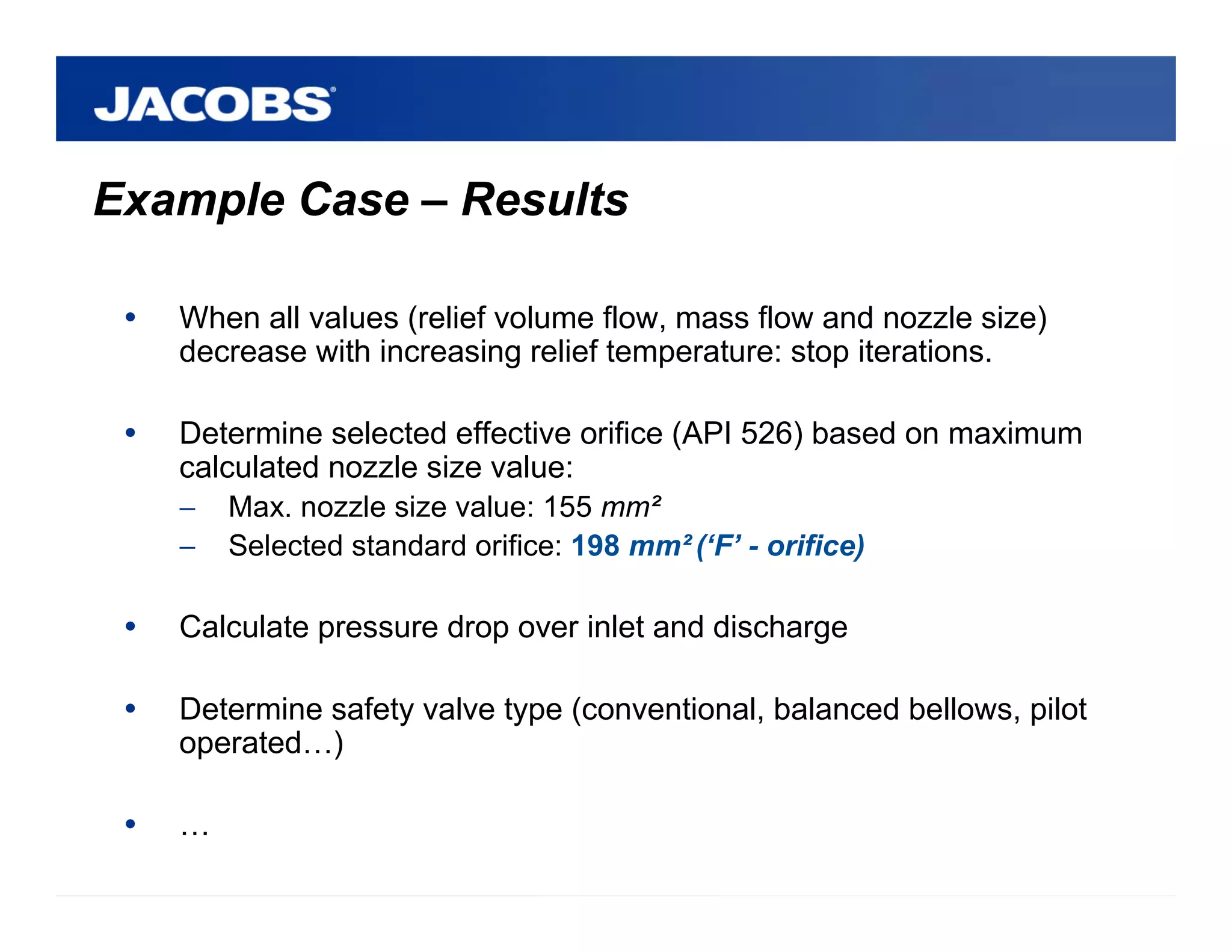 Sizing of relief valves for supercritical fluids | PDF
