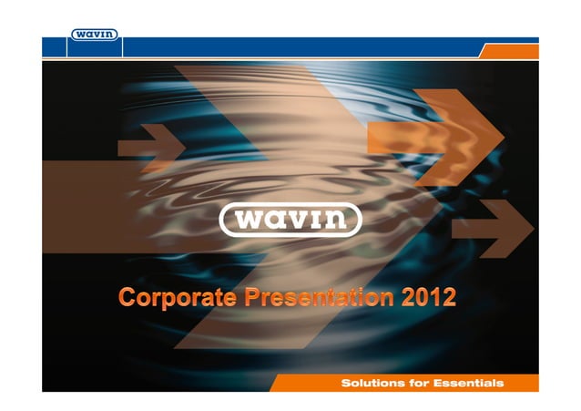 wavin corporate presentation 2012 | PDF | Indoor Environmental Quality ...