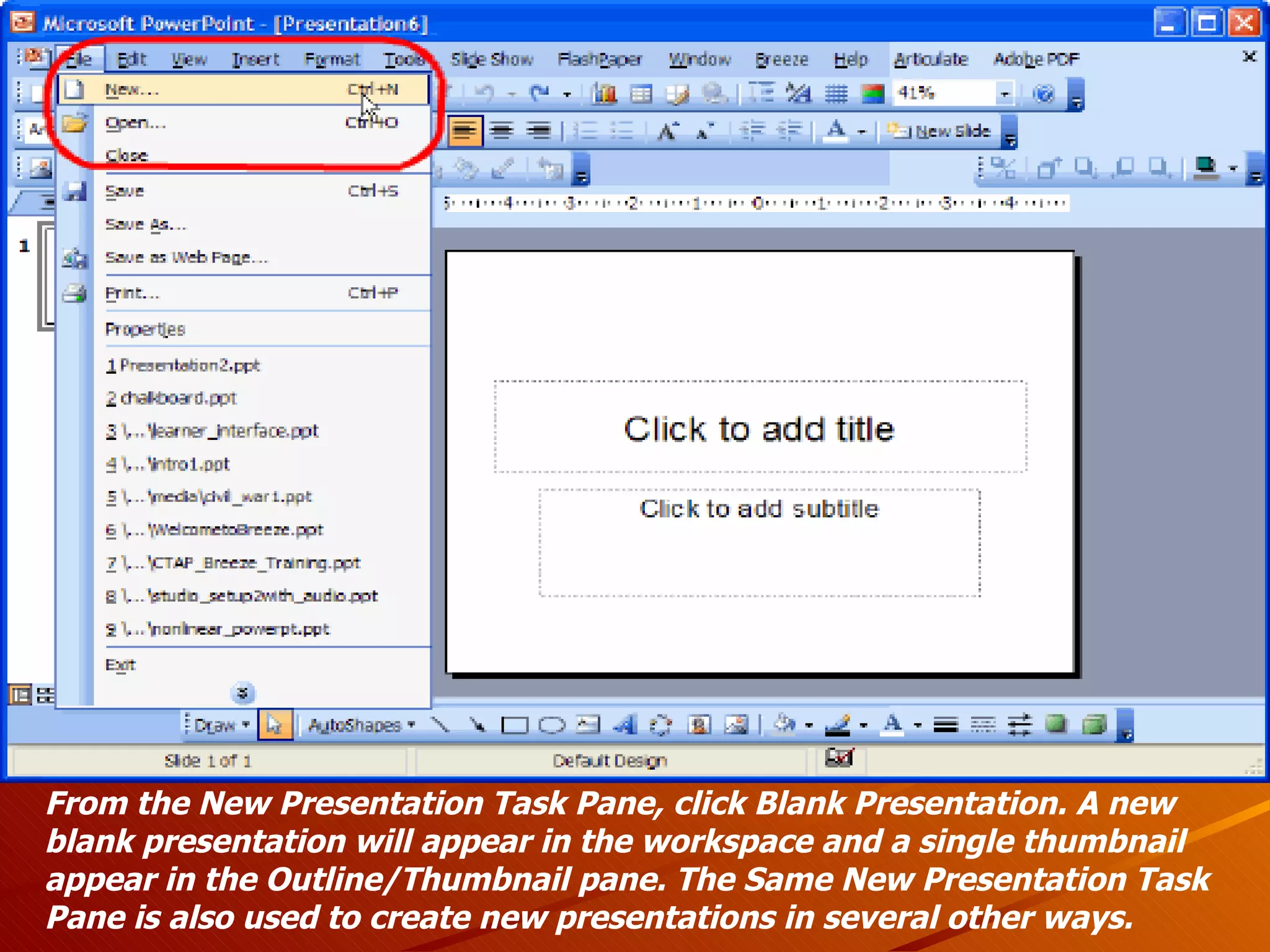 Microsoft Powerpoint 2003 | PPT