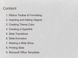 Microsoft power point 2010 publish | PPTX