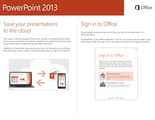 Microsoft PowerPoint 2013 Quickstart | PDF