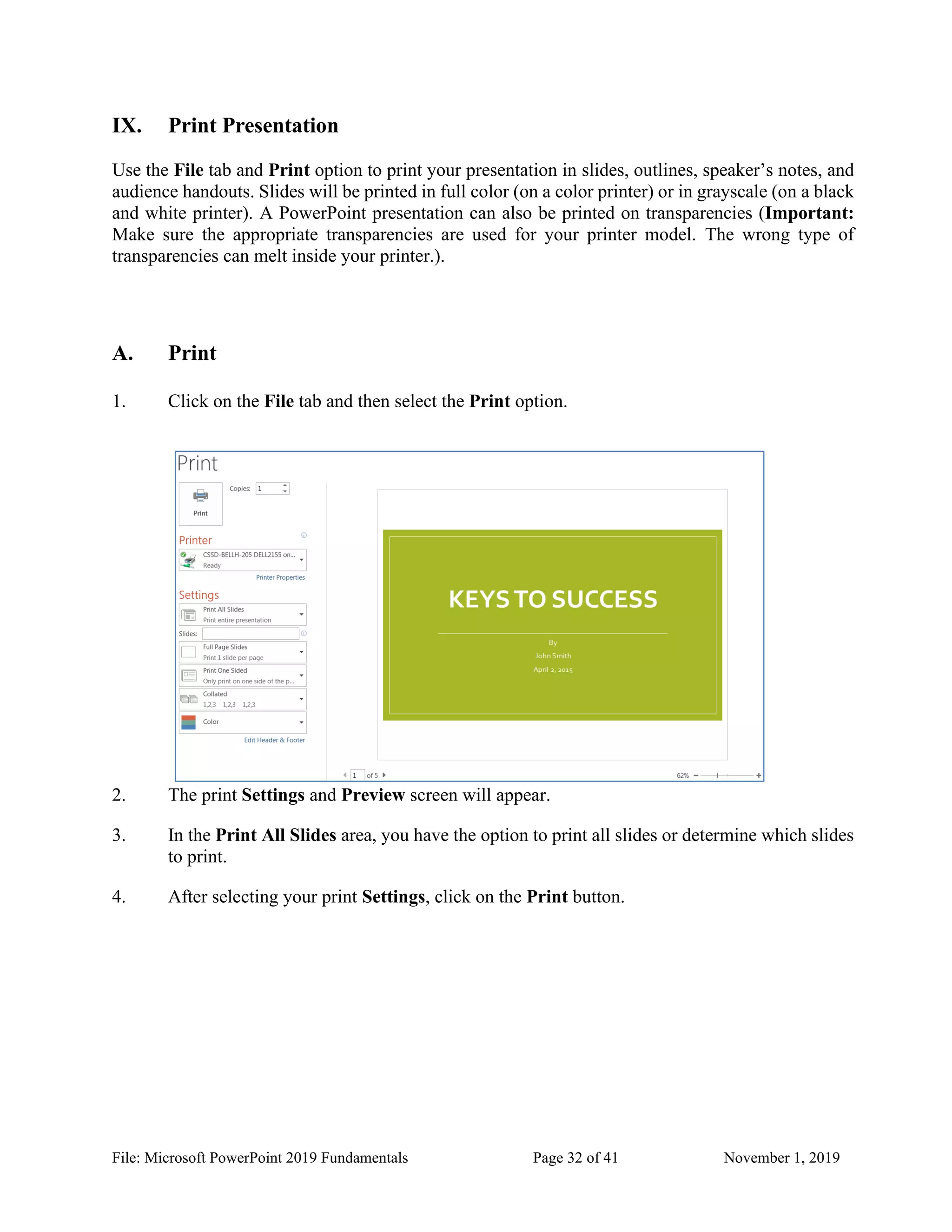Microsoft PowerPoint 2019 Fundamentals.pdf