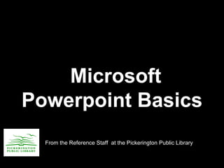 Microsoft Powerpoint Basics | PDF