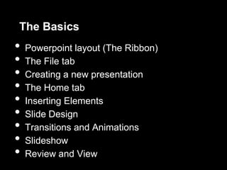 Microsoft Powerpoint Basics | PDF
