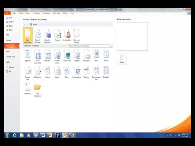 Microsoft Powerpoint Basics | PDF | Desktop Publishing | Computer Software and Applications