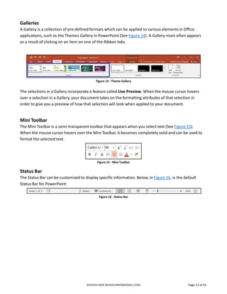 Microsoft power point basics 2016 by Bhavesh Mor | PDF