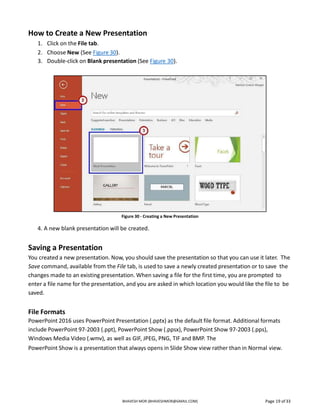 Microsoft power point basics 2016 by Bhavesh Mor | PDF