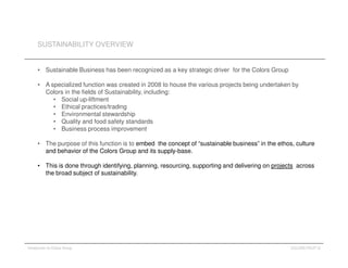 Introduction to Colors and the Colors Foundation | PPT