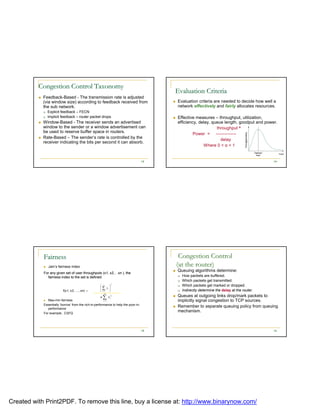 Congestion Control | PDF
