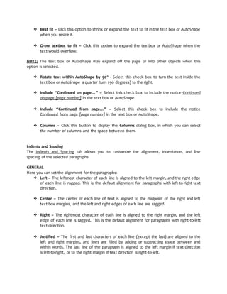 MS PowerPoint, Excel & Publisher Module | DOCX