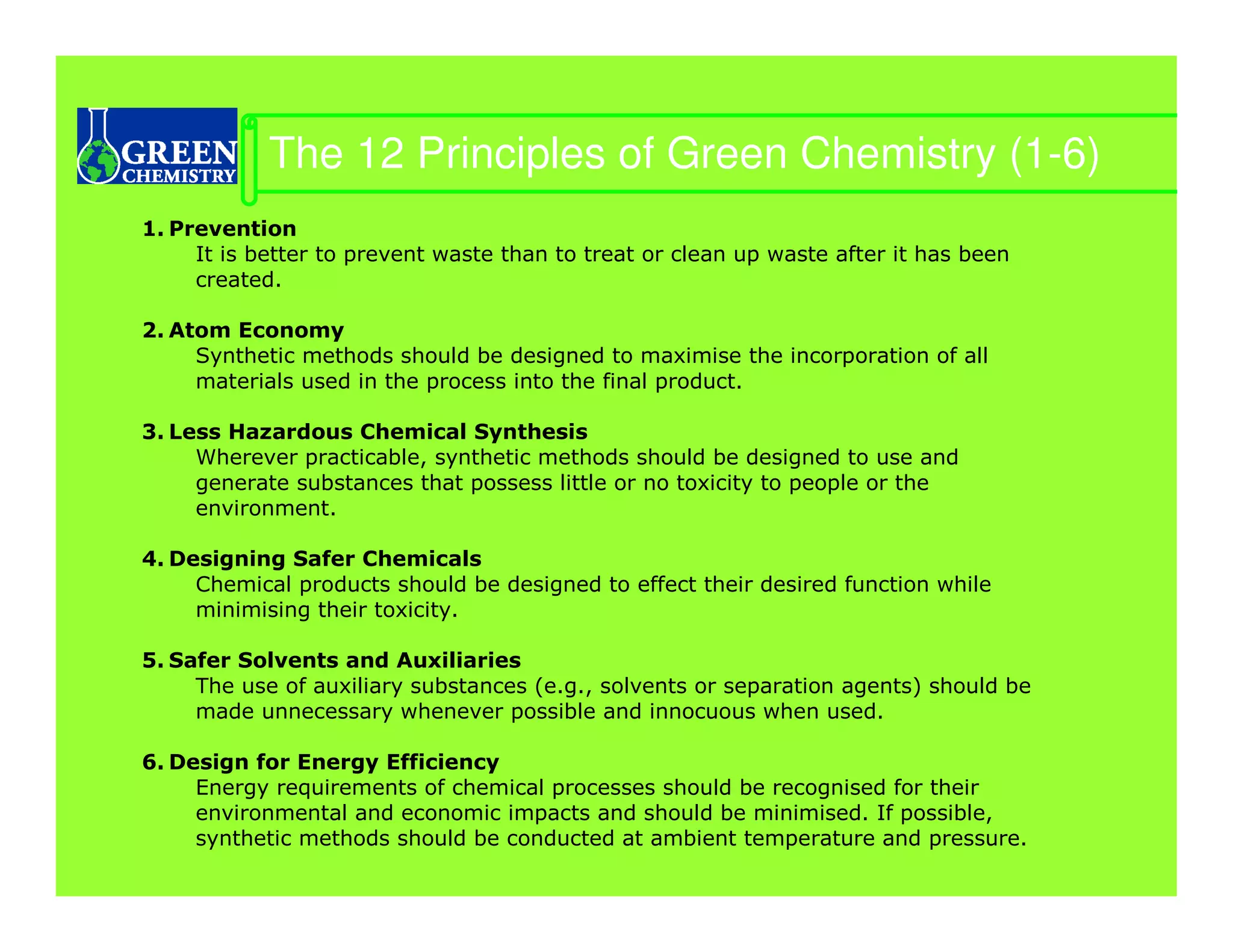 Hiren Ppt Green Chem | PDF