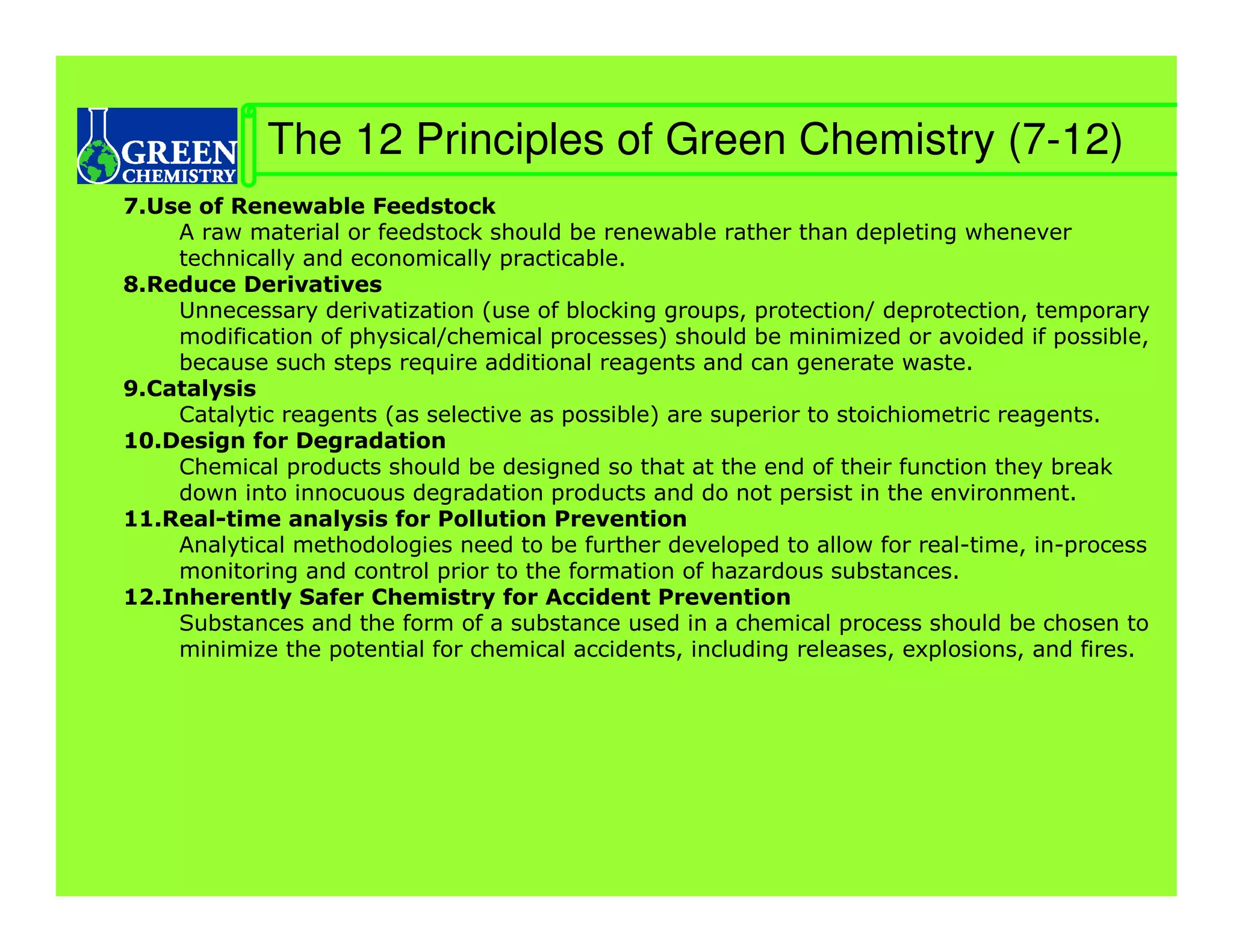 Hiren Ppt Green Chem | PDF