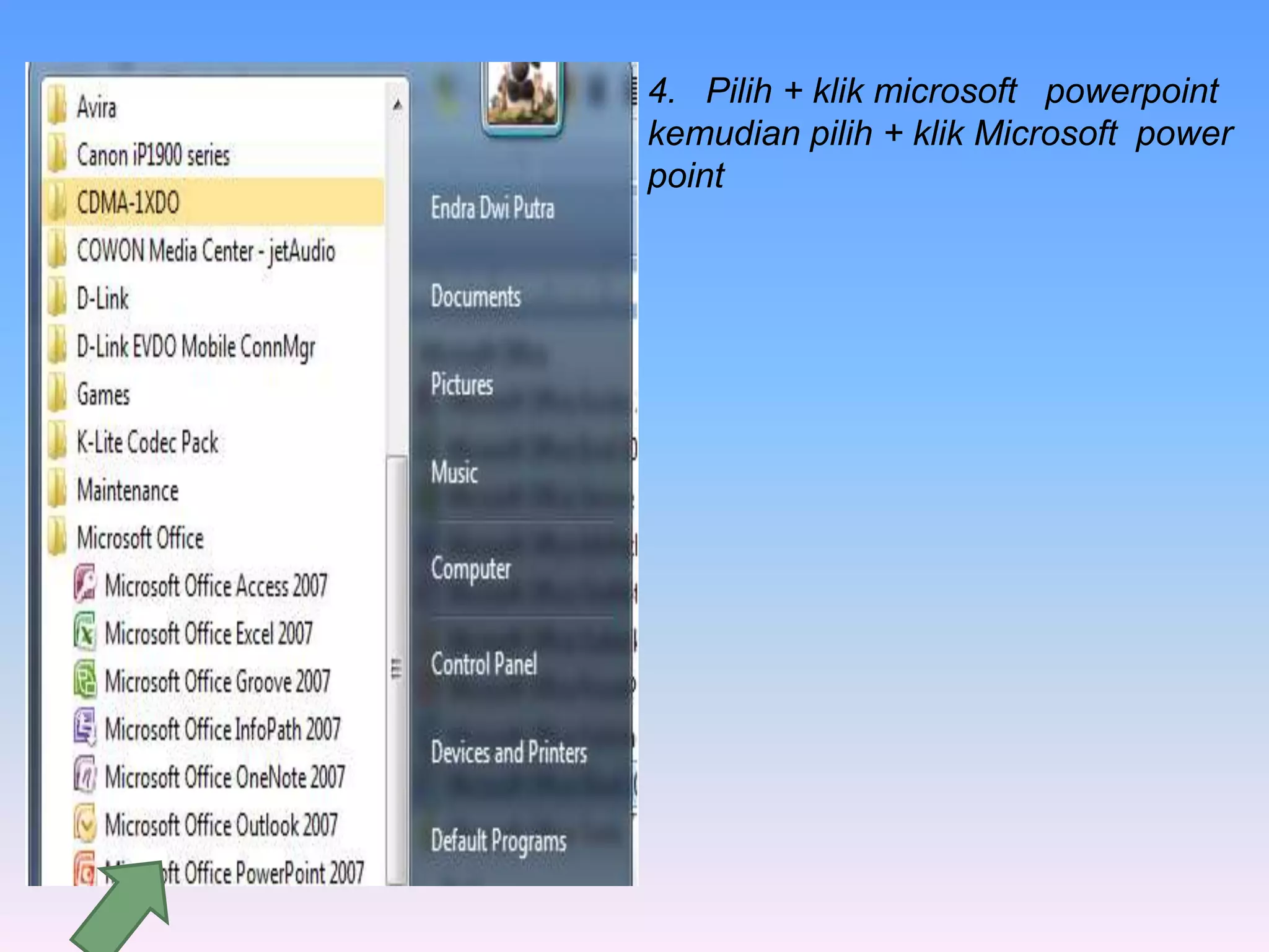 Microsoft power point(ibu okta ) | PPTX