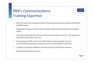 PBN Training Capabilities 2010 | PPT