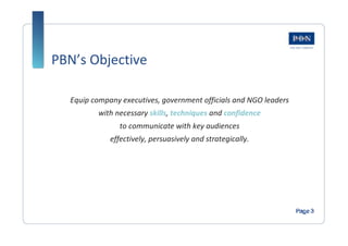 PBN Training Capabilities 2010 | PPT