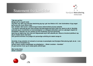 Præsentation af Nordjysk Rekruttering | PDF