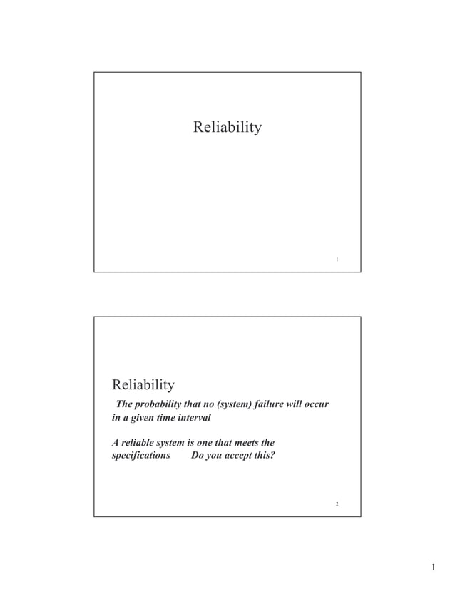 Microsoft Power Point Reliability2 | PDF Microsoft Power Point Reliability2 | PDF