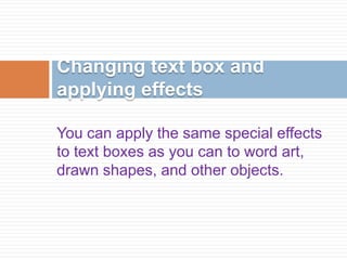 Microsoft powerpoint´s basic text formatting tools | PPT