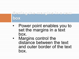 Microsoft powerpoint´s basic text formatting tools | PPT