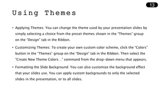 Microsoft Power Point Tutorial | PPT