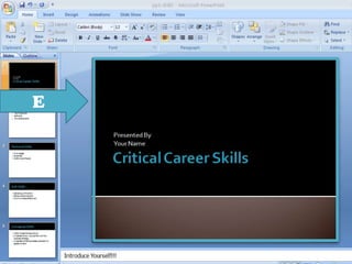 Microsoft power point user interface test | PPT