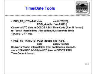 Metadata/Time-Date Tools (Toolkit_MTD) | PPT