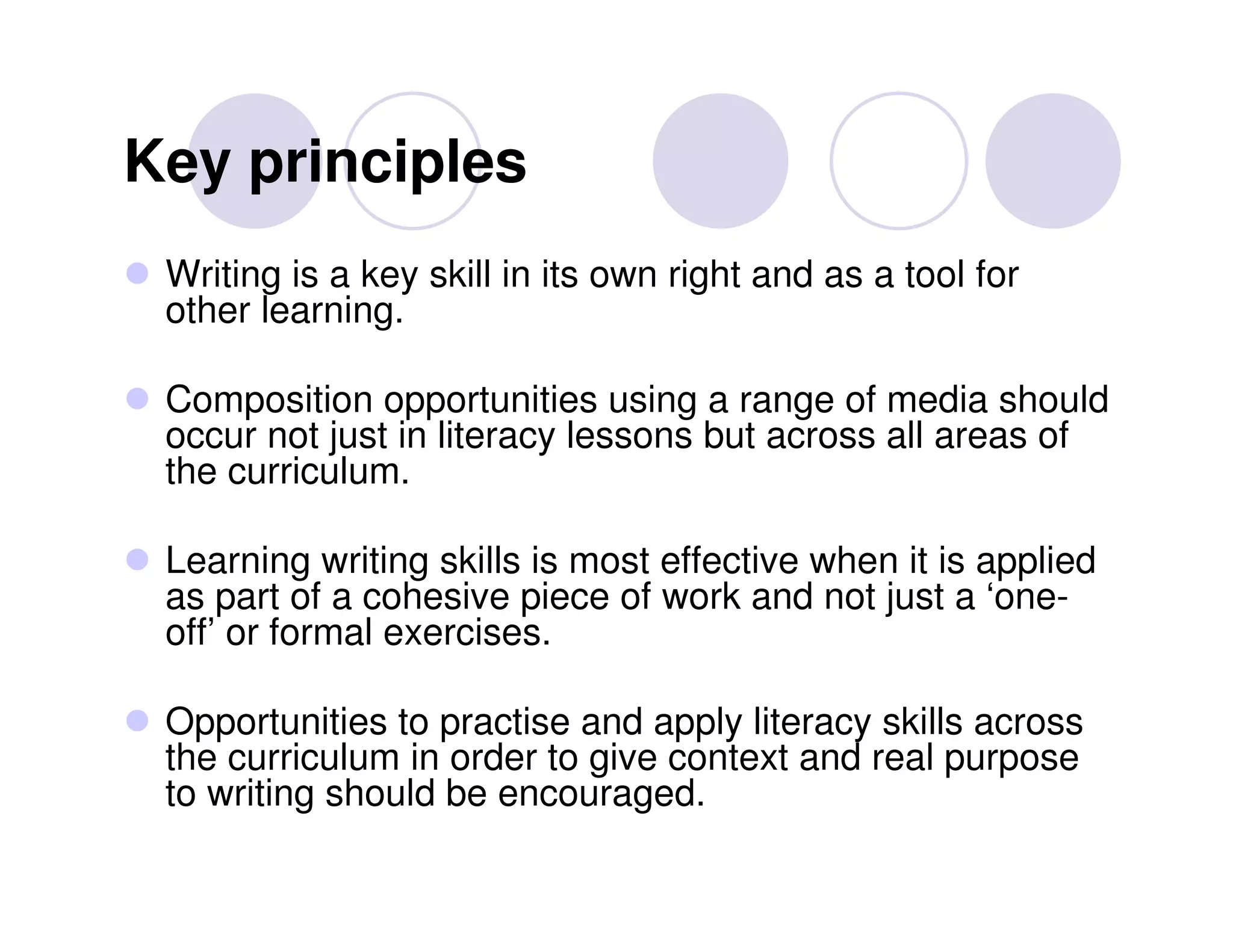 Writing Across the Curriculum | PDF